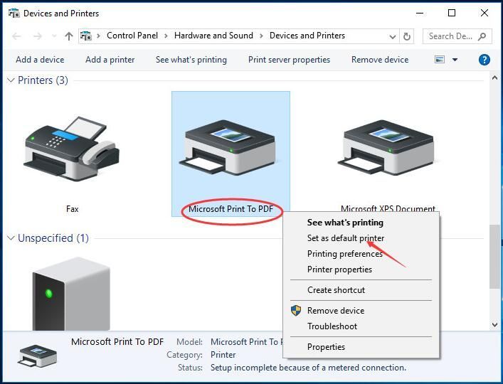  Microsoft Print To PDF Windows 10 Driver Easy Pdf 